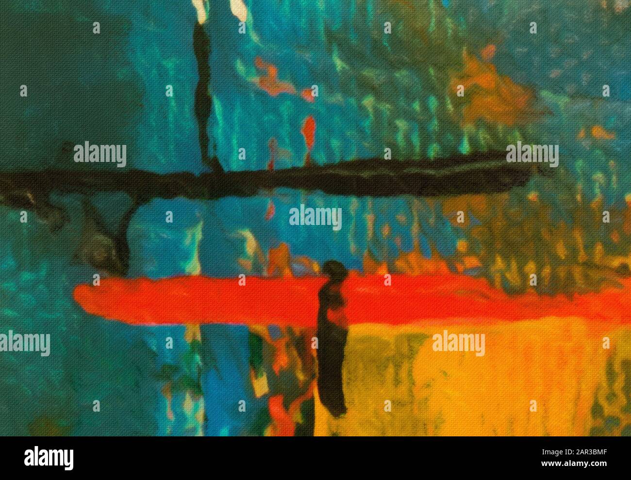 Abstract grunge texture background. Stock abstraction art on canvas ...