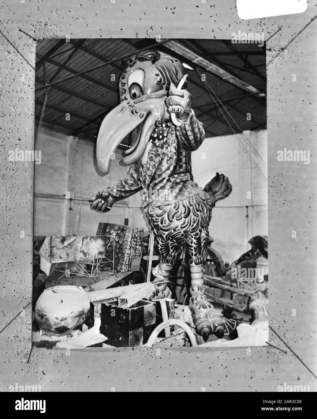 Public art sculpture created Black and White Stock Photos & Images - Alamy