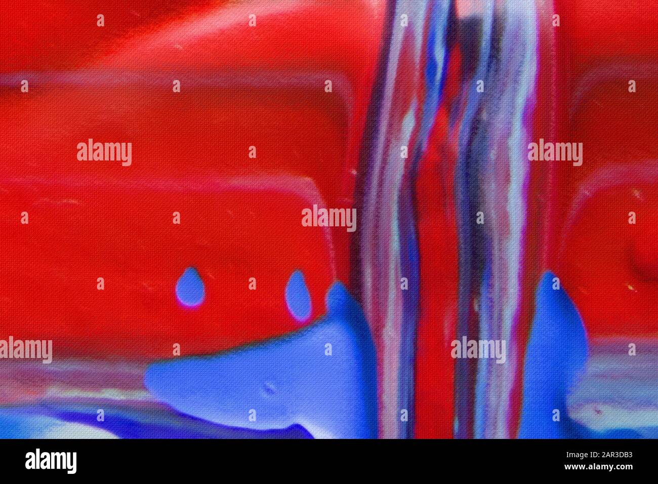 Multicolor brush strokes in oil structure. Grunge fine art mixed media ...