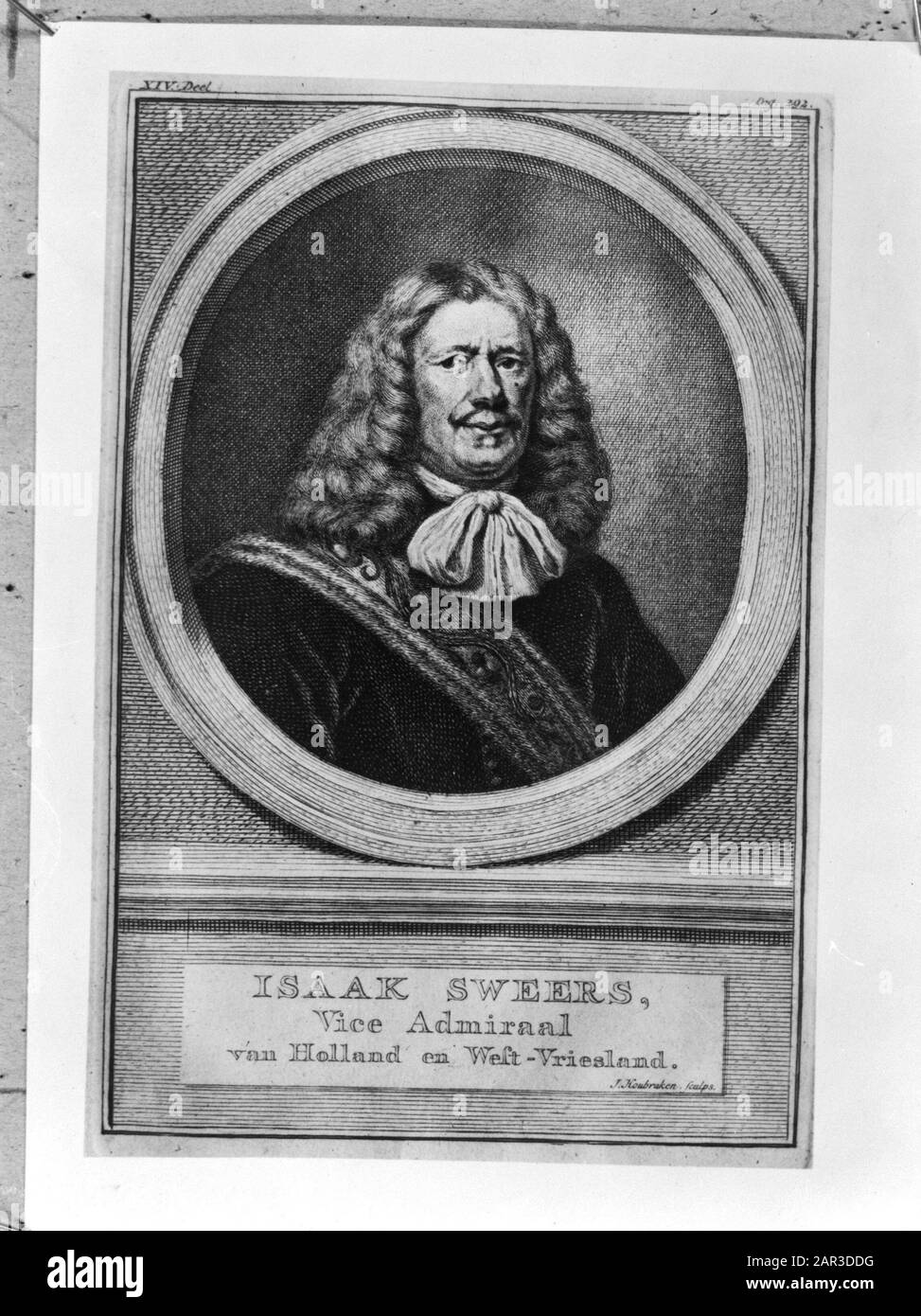 P [Portraits/Persons]/Anefo London series Portrait of Isaak Sweers, Vice-Admiral of Holland and ...