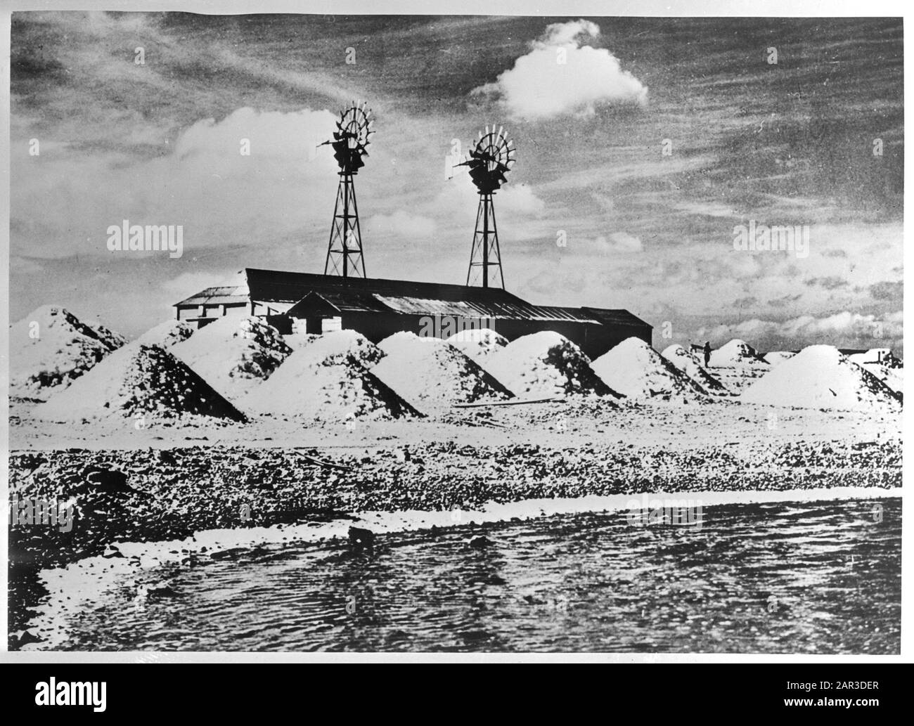 Bonaire salt mines Black and White Stock Photos & Images - Alamy