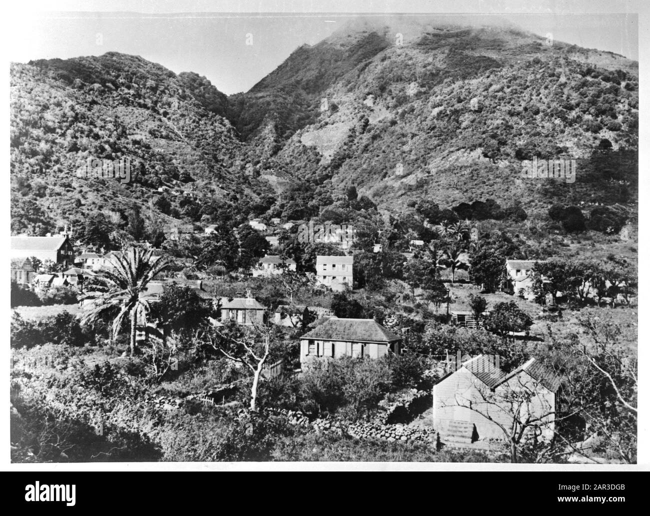Aerial of saba Black and White Stock Photos & Images - Alamy