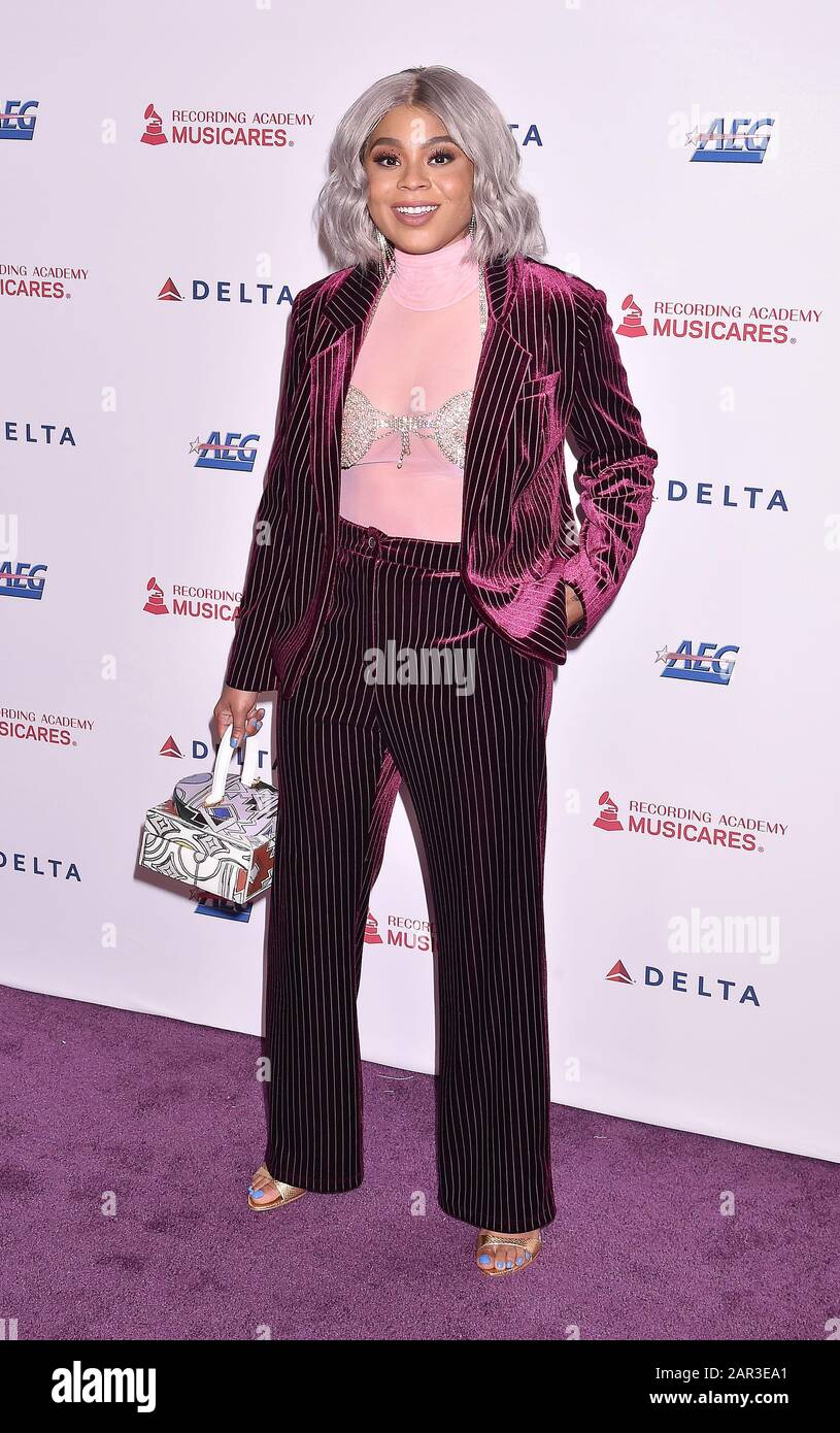 LOS ANGELES, CA - JANUARY 24: Tayla Parx attends the 2020 MusiCares ...