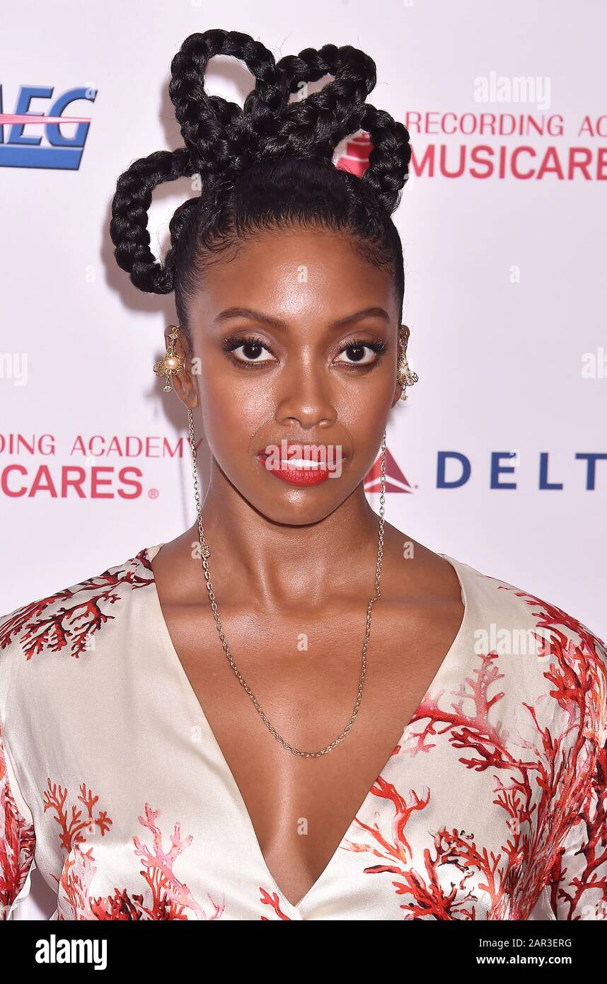 LOS ANGELES, CA - JANUARY 24: Condola Rashad attends the 2020 MusiCares ...