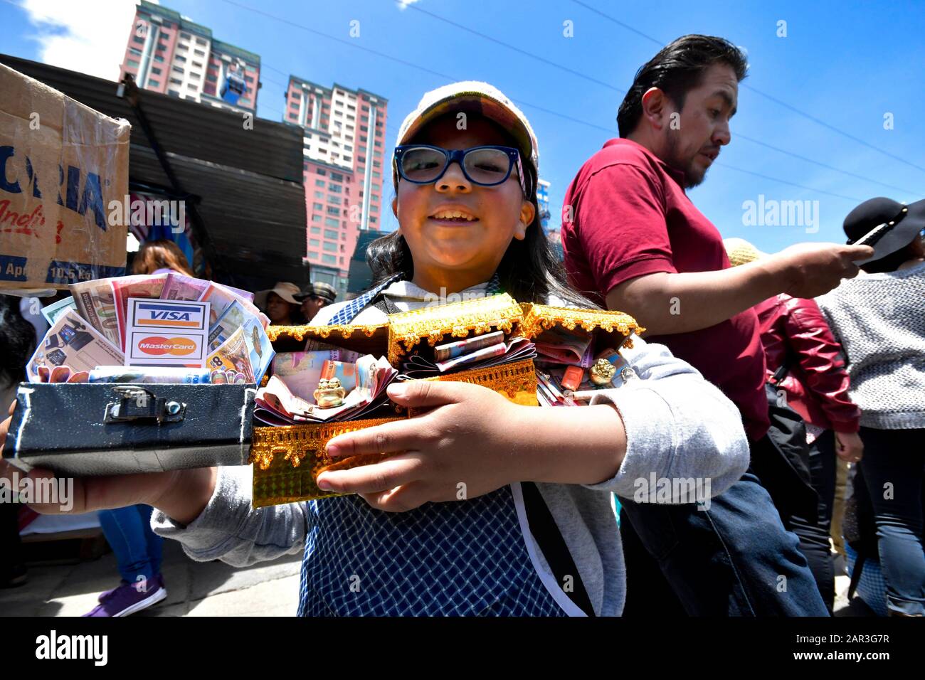 Alasitas festival in la paz hi-res stock photography and images - Alamy