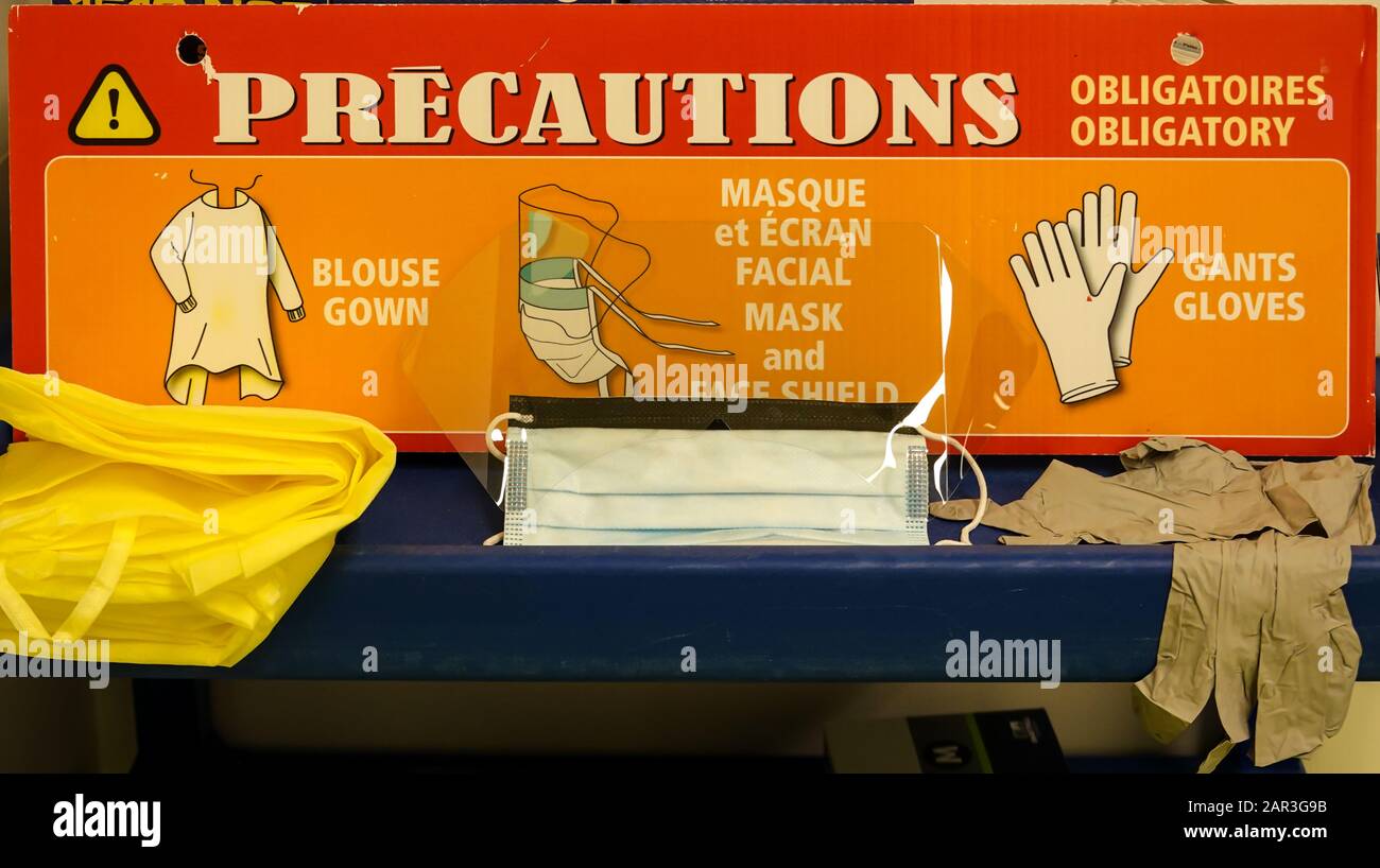 droplet isolation sign advising for personal protective equipment to ...