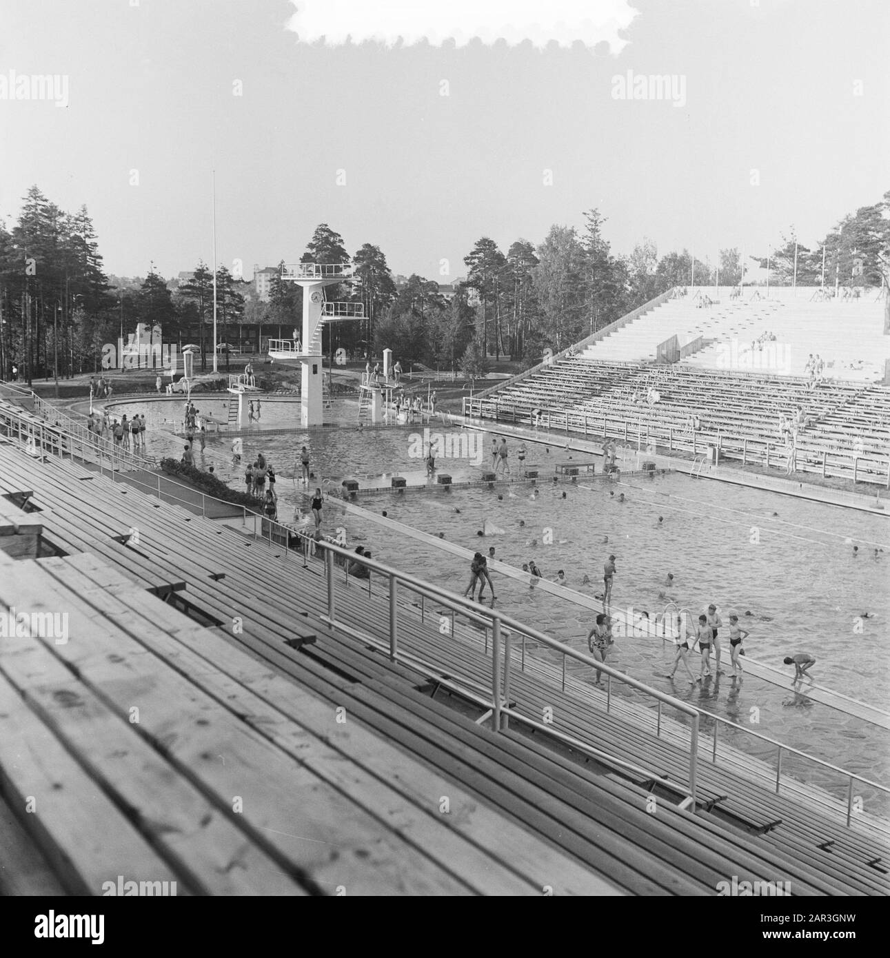Summer Olympics Helsinki (1952) Olympic swimming stadium Date: 18 July ...