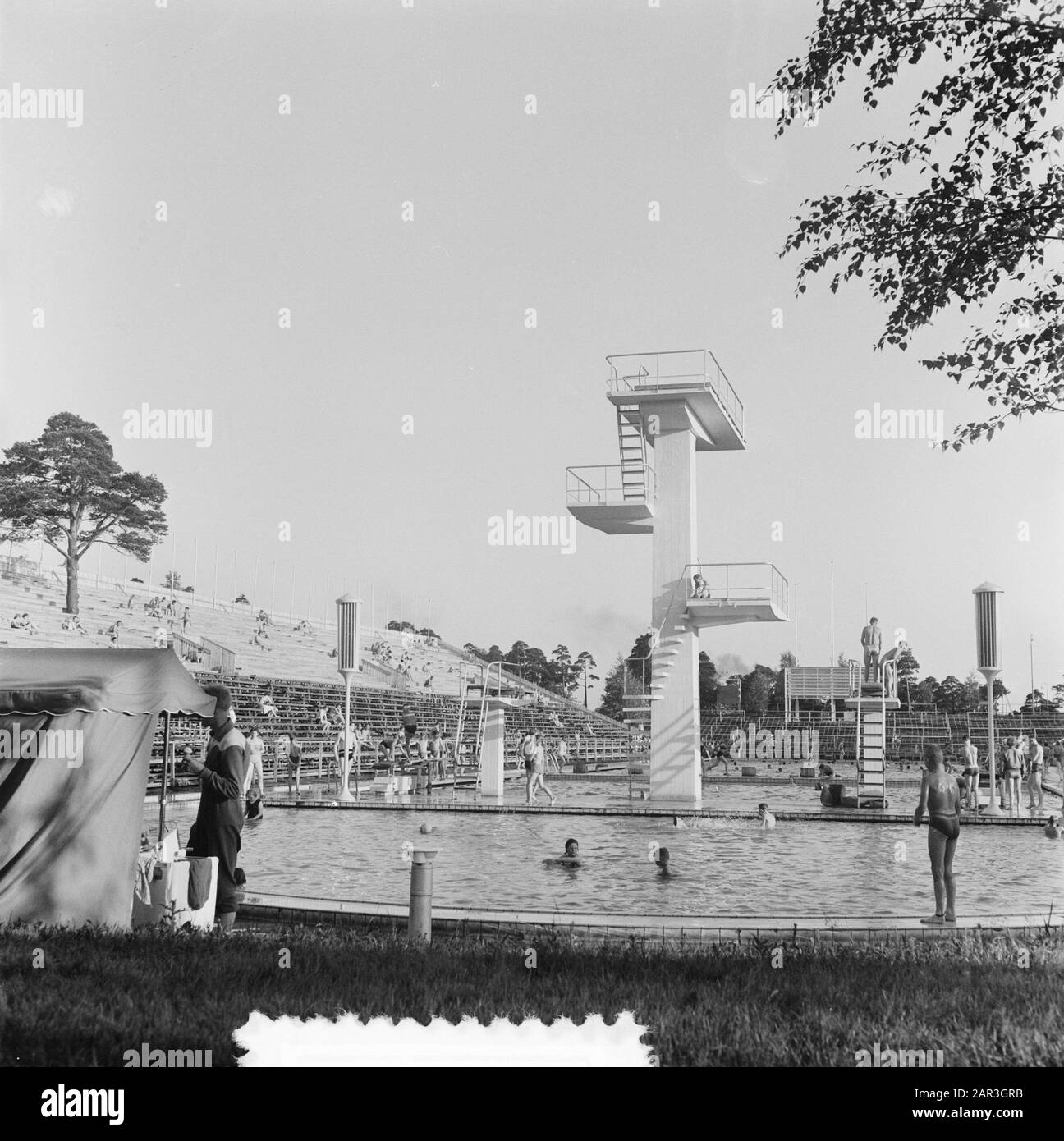 Summer Olympics Helsinki (1952) Olympic swimming stadium Date: 18 July ...