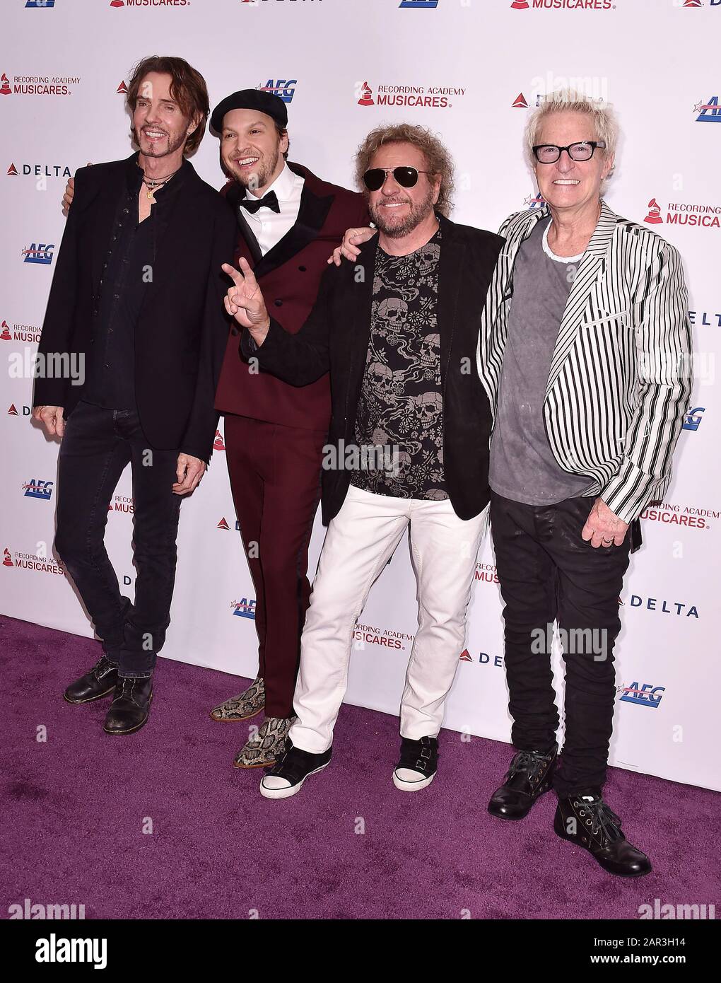 LOS ANGELES, CA - JANUARY 24: (L-R) Rick Springfield, Gavin DeGraw ...