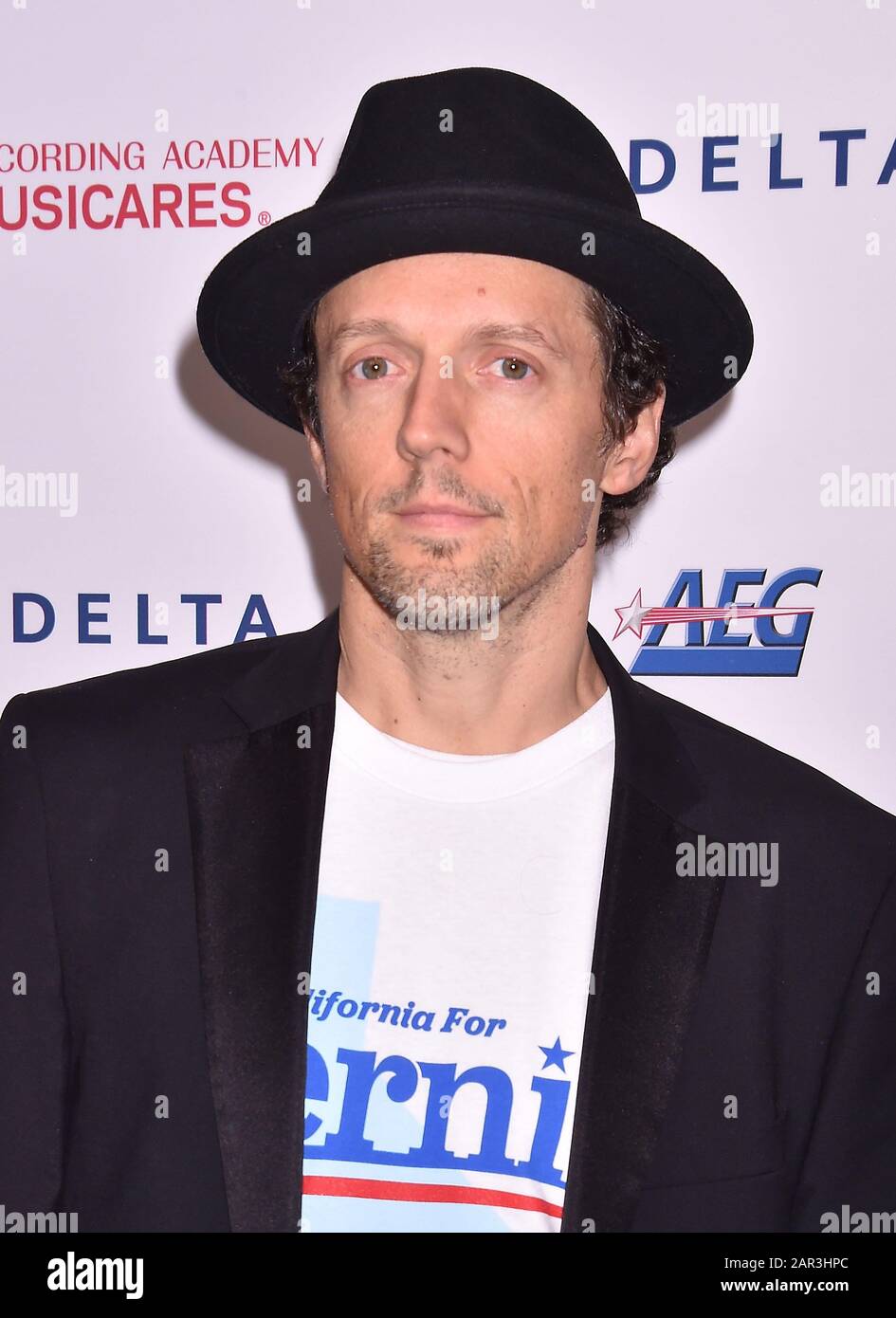 LOS ANGELES, CA - JANUARY 24: Jason Mraz attends the 2020 MusiCares ...