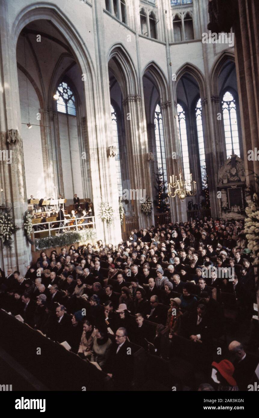 Baptism Prince Johan Friso in Utrecht; Overview Date: December 28, 1968 ...