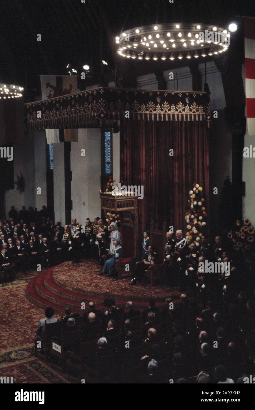 Prinsjesdag 1968 Overview of the Knights Hall Date: September 17, 1968 ...