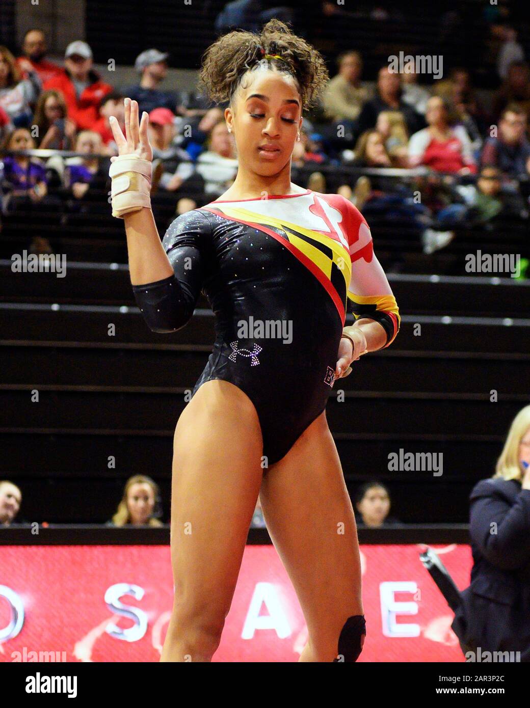 Columbus, Ohio, USA. 25th Jan, 2020. Maryland Terrapins Audrey Barber ...