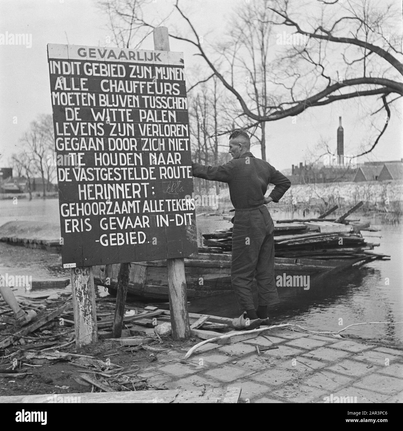 Danger sign second world war hi-res stock photography and images - Alamy