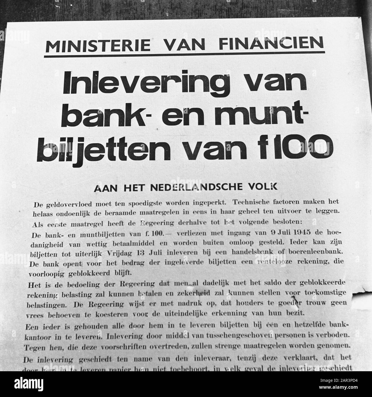 Finance: Purification Order of the Ministry of Finance on the surrender ...