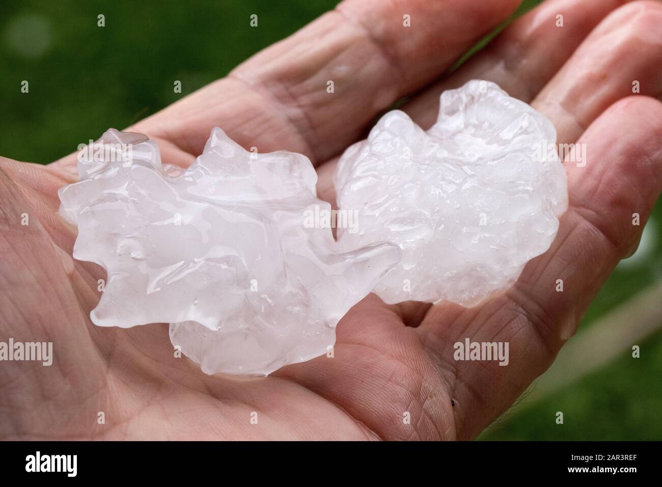 Hail stones hi-res stock photography and images - Alamy