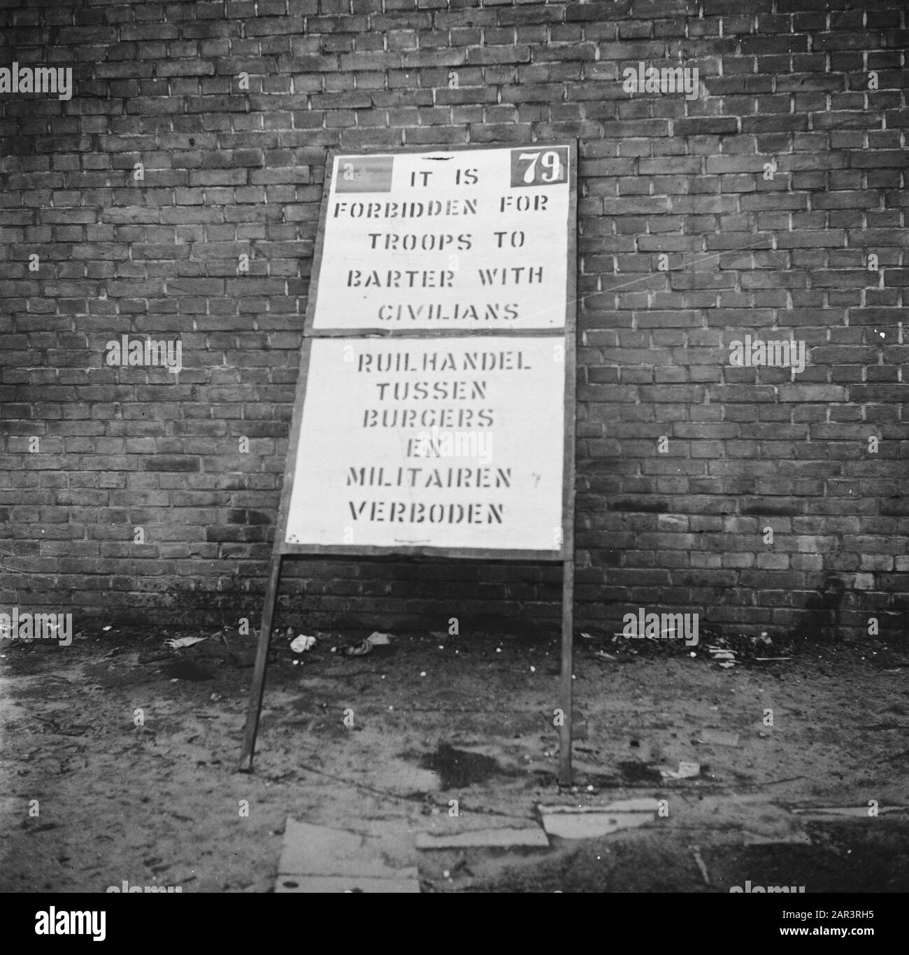 Recovery: Arnhem [Warning signs. It is forbidden for troops to barer ...