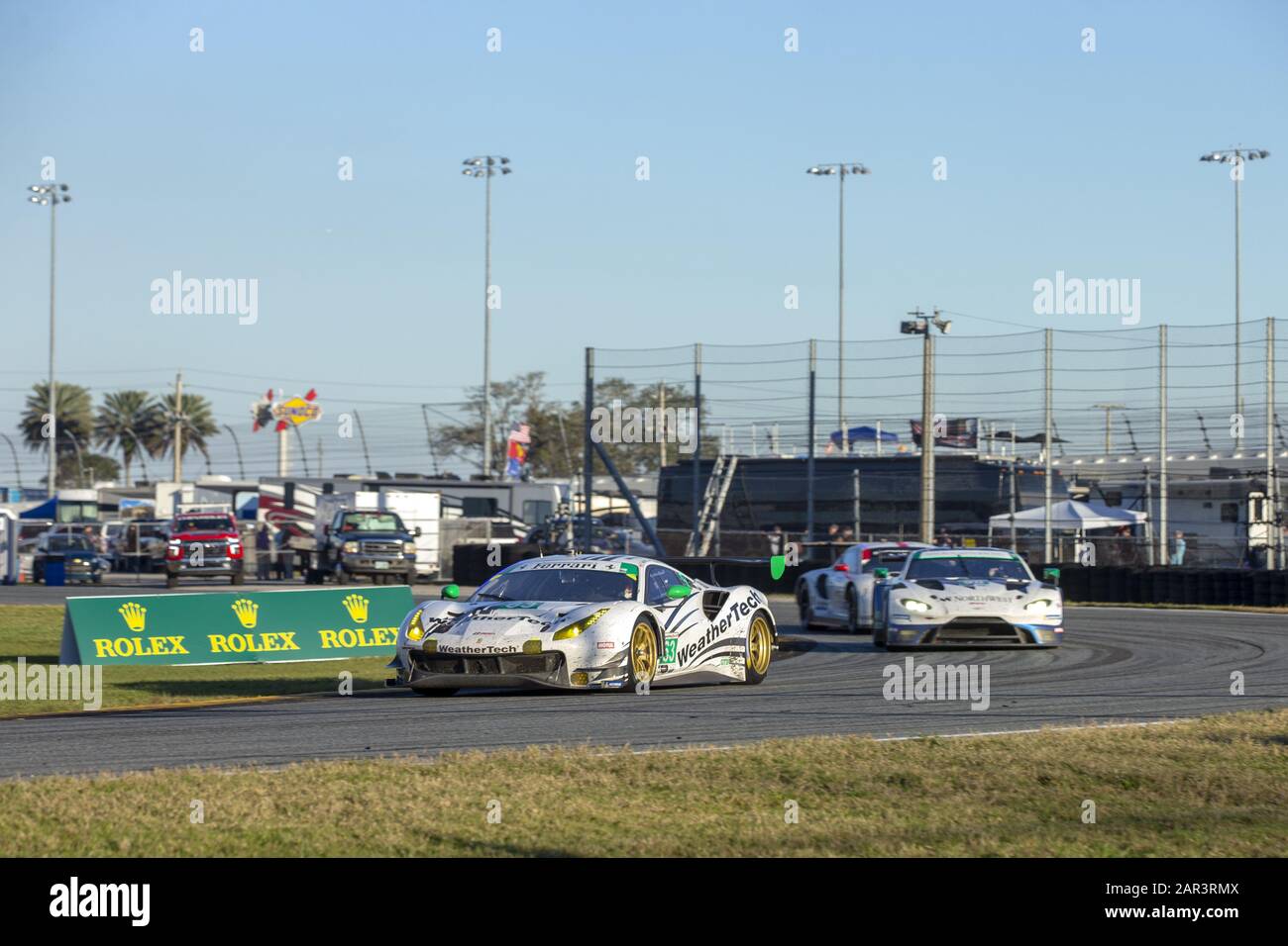 Daytona Beach, Florida, USA. 25th Jan, 2020. The Scuderia Corsa Ferrari ...