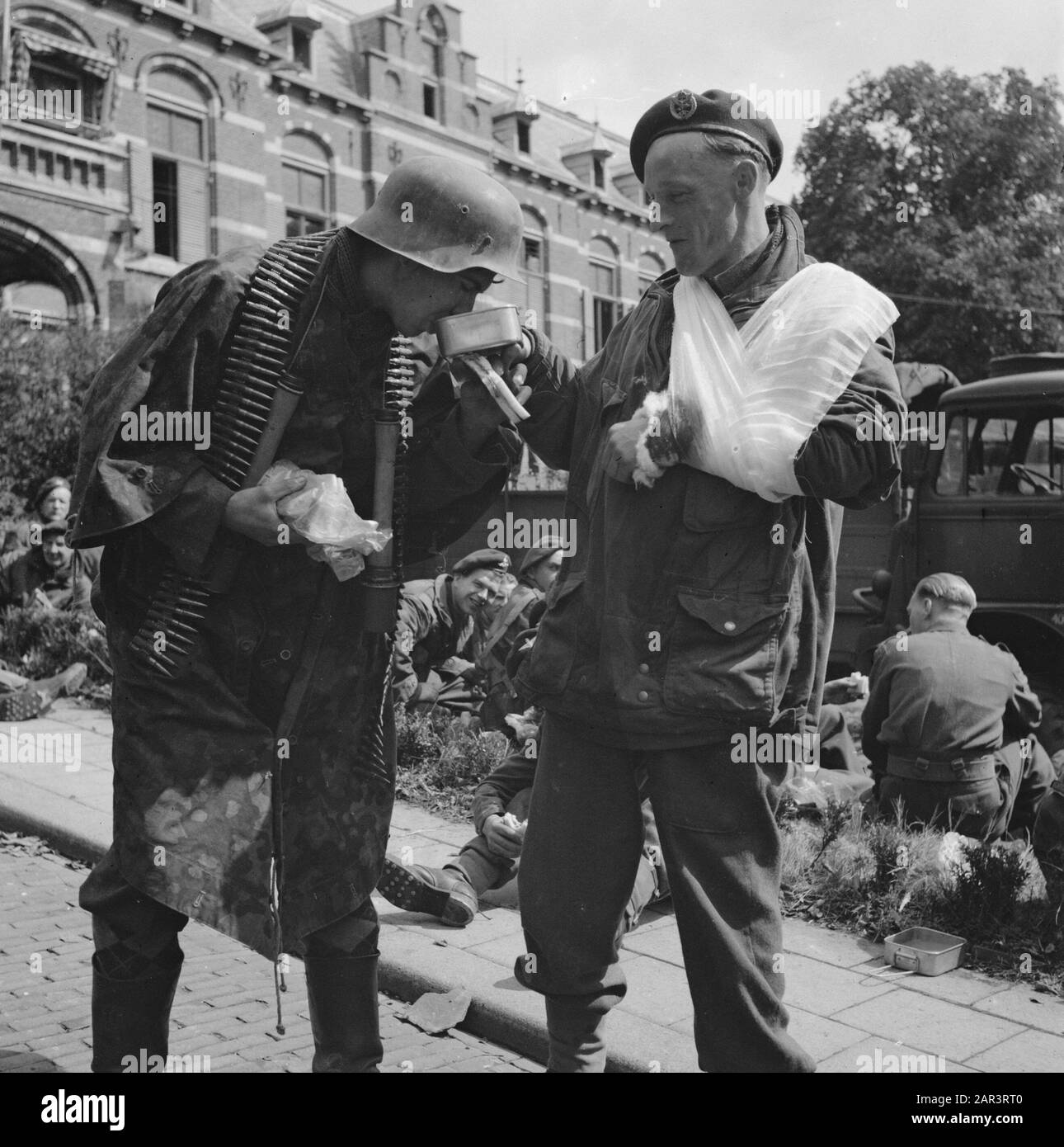 Injured soldier 1945 hi-res stock photography and images - Alamy