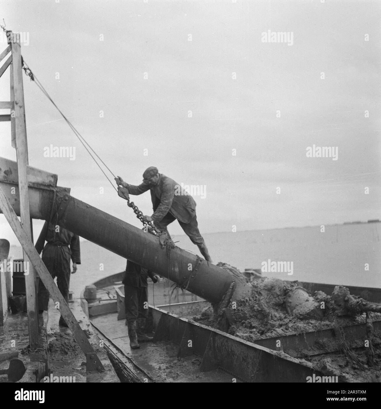 Worker stands Black and White Stock Photos & Images - Alamy