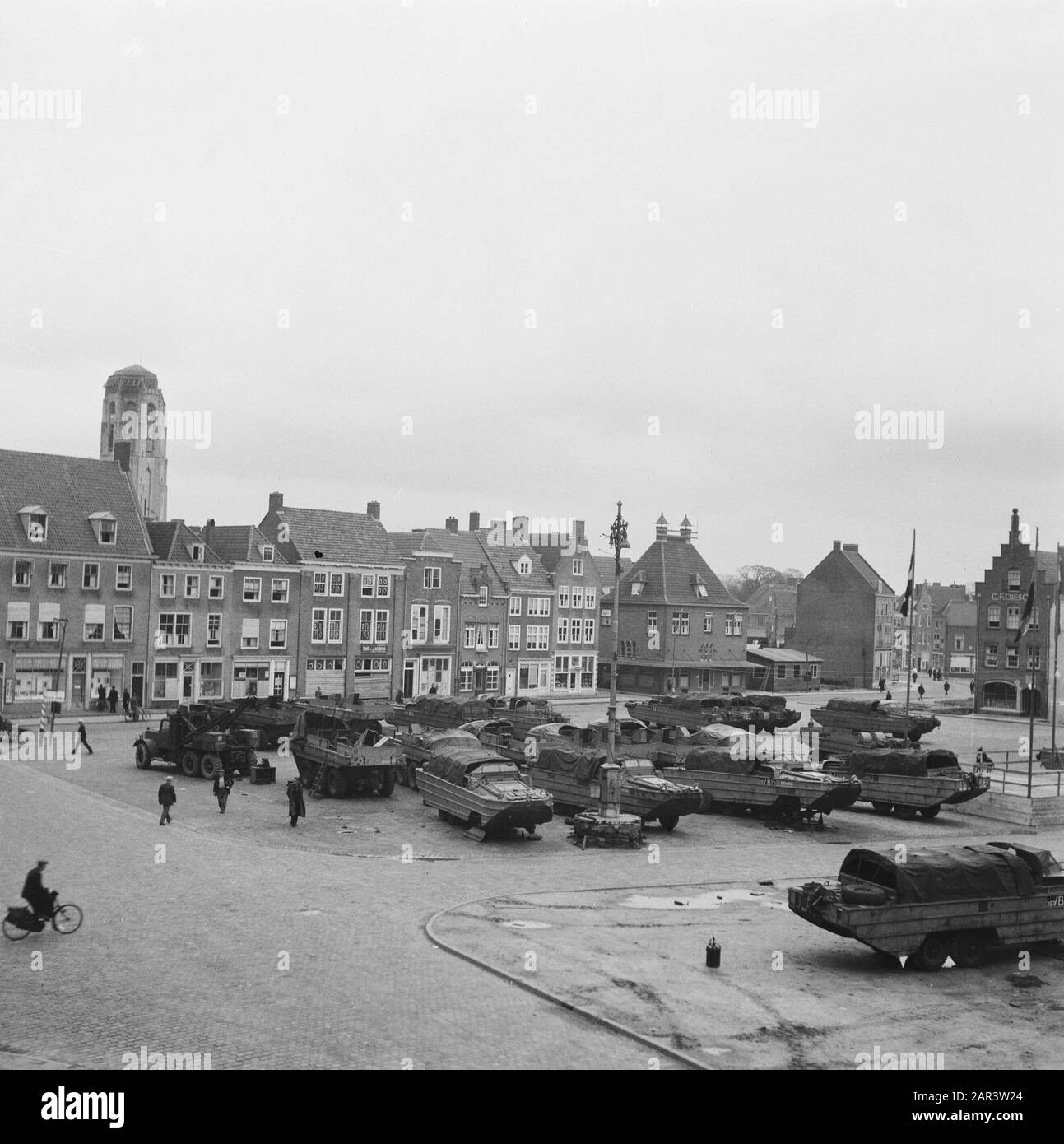 Restoration of military vehicles Black and White Stock Photos & Images ...