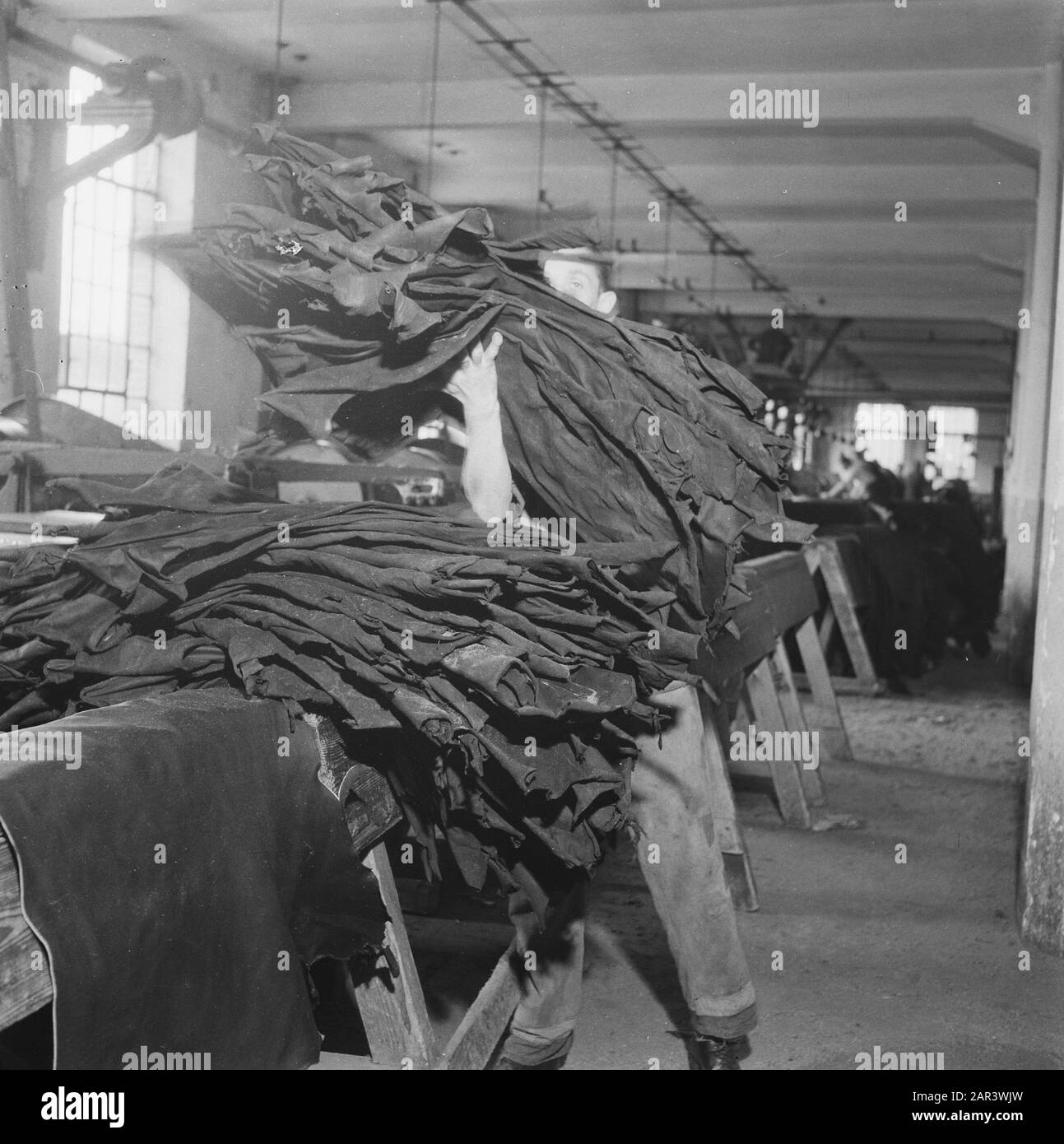 Leather and textile Manufacture Date: 1945 Keywords: Industry, World ...