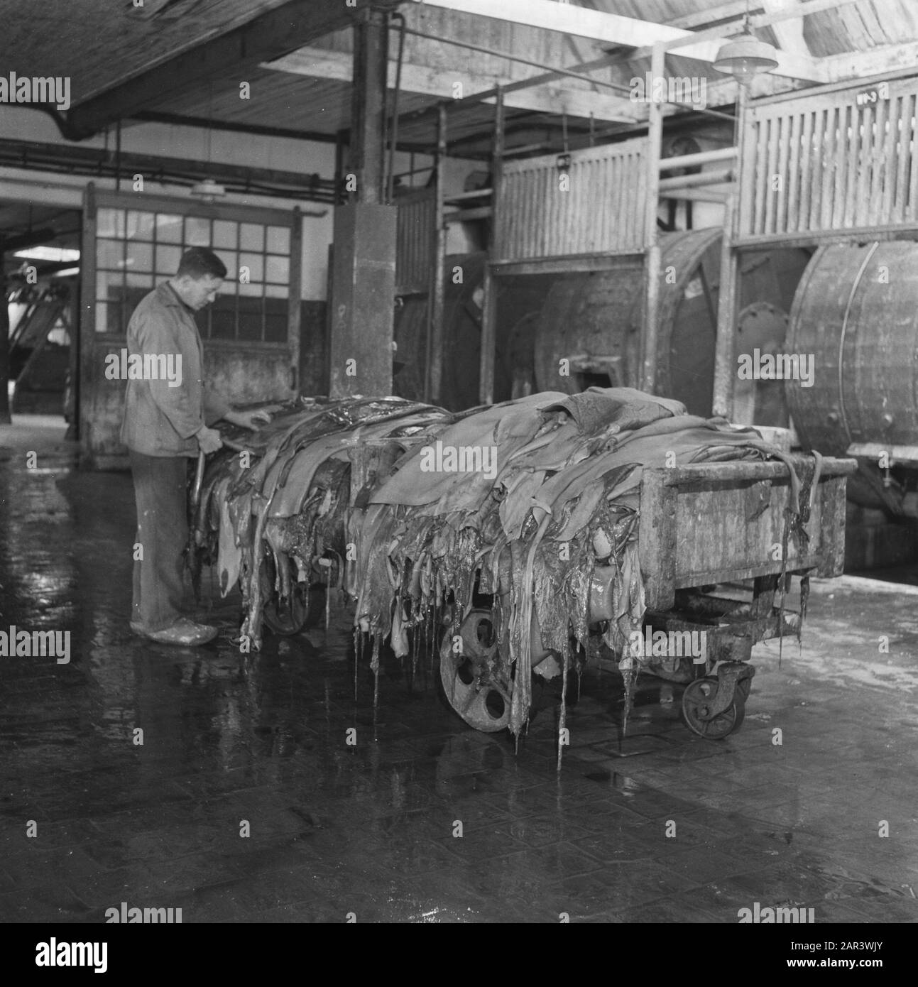 Leather and textile Manufacture Date: 1945 Keywords: Industry, World ...
