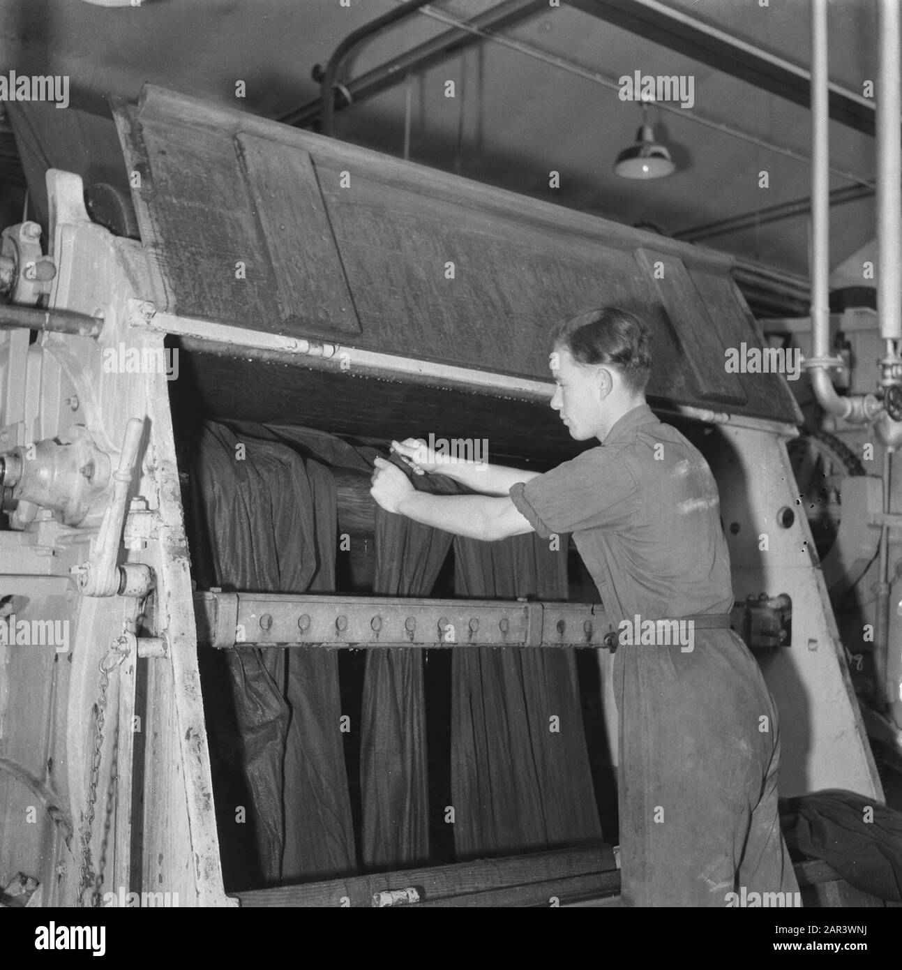 Leather and textile Manufacture Date: 1945 Keywords: Industry, World ...