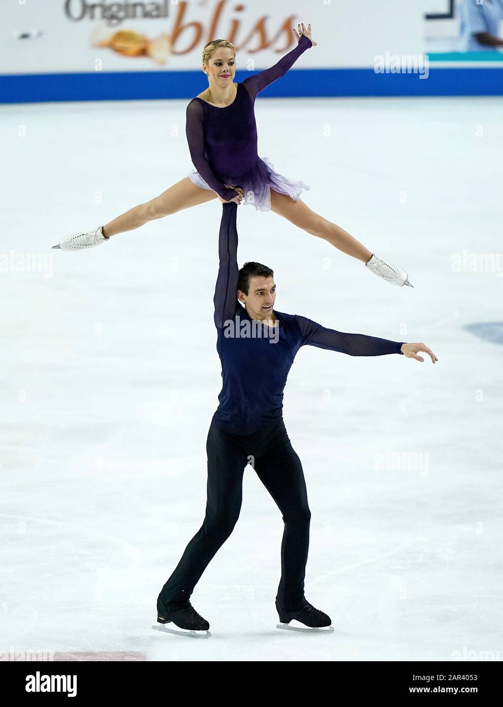 Greenboro, North Carolina, USA. 25th Jan, 2020. ALEXA KNIERIM and ...