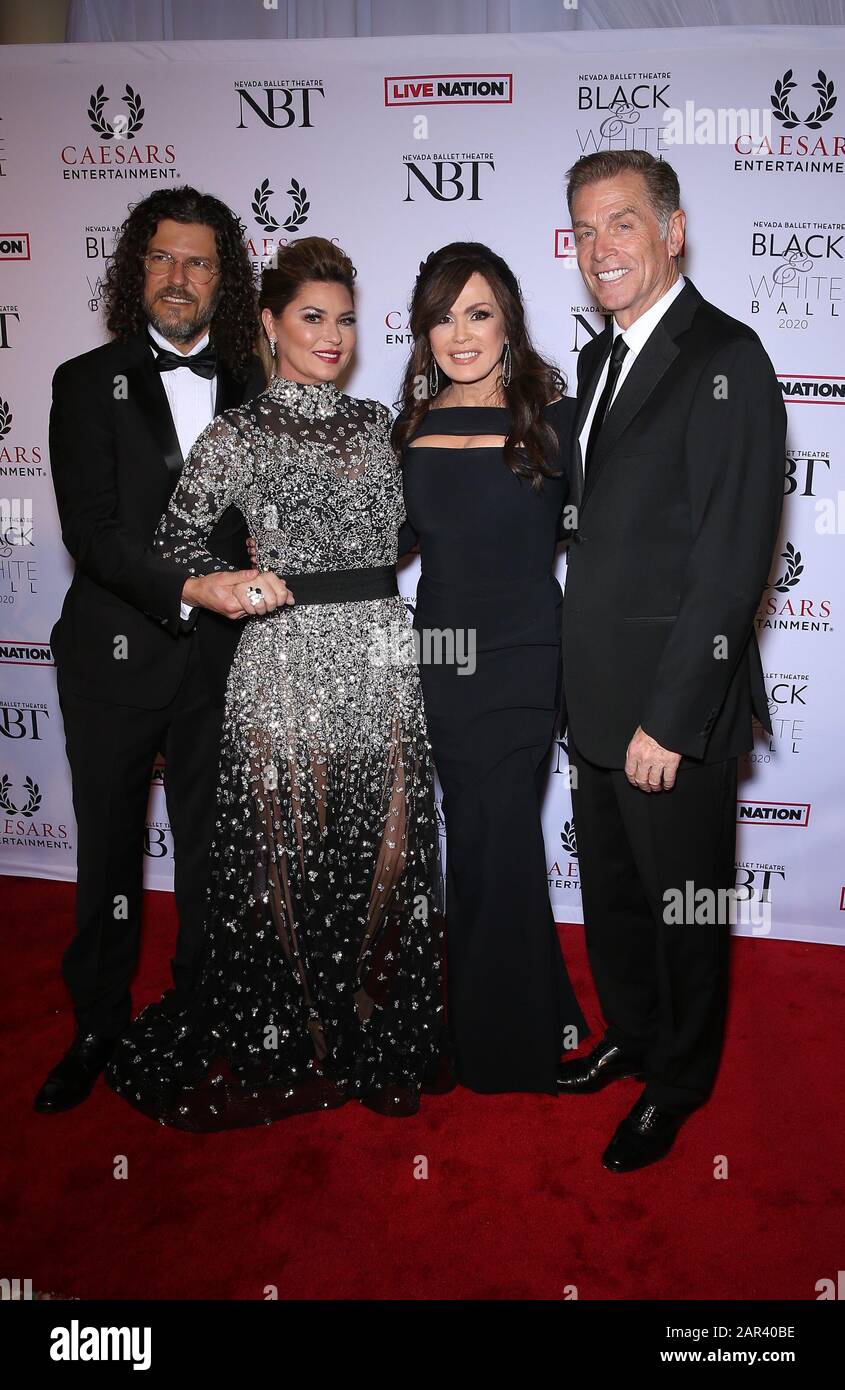 Las Vegas, NV, USA. 25th Jan, 2020. FrÃdÃric ThiÃbaud, Shania Twain ...