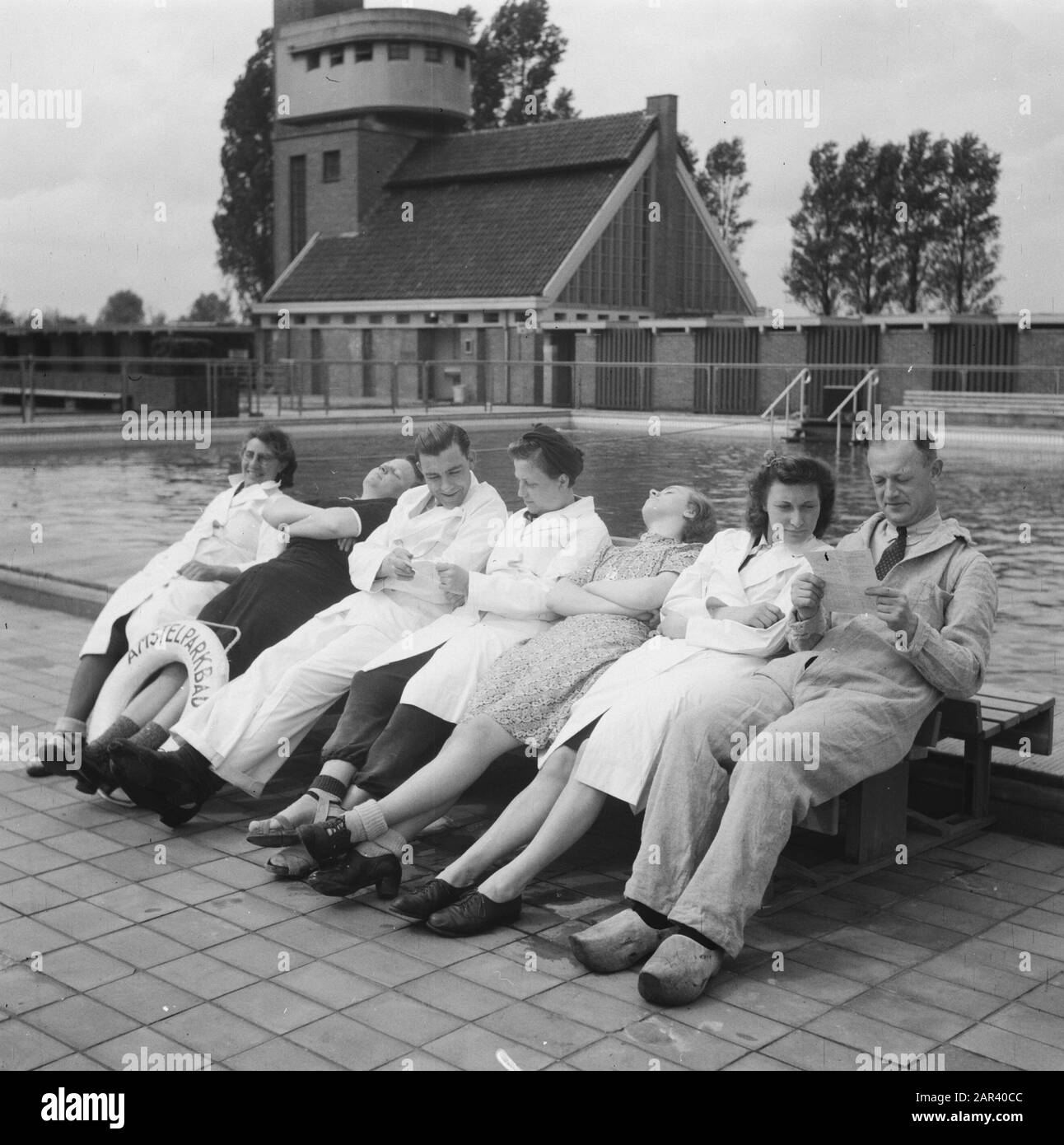 Pool center Black and White Stock Photos & Images - Alamy