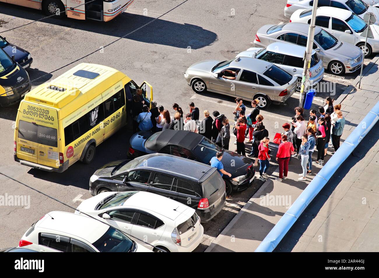 Tbilisi sightseeing tour bus hi-res stock photography and images - Alamy
