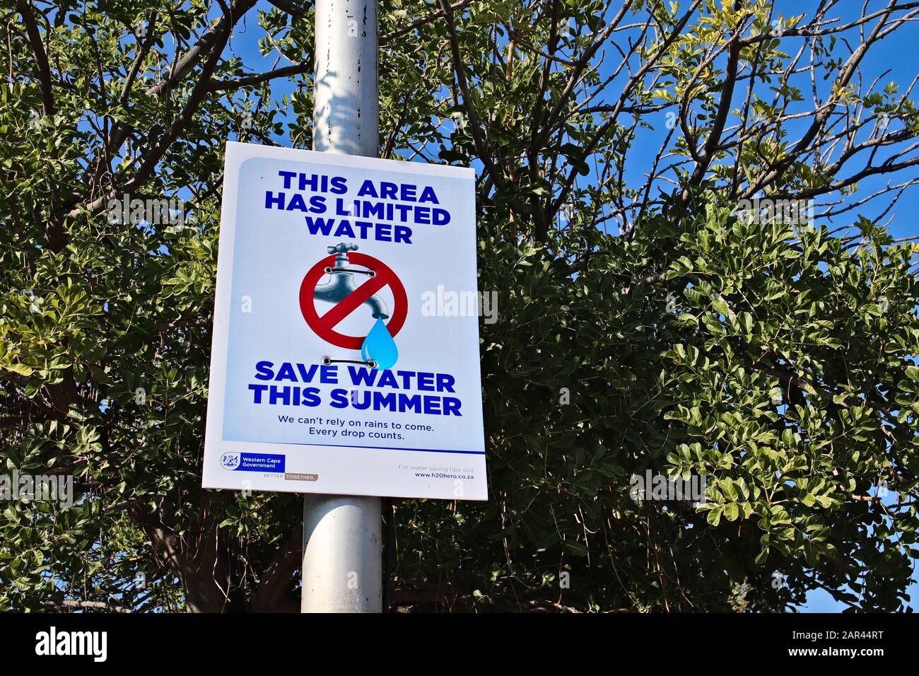 Water Conservation Sign Africa High Resolution Stock Photography and ...