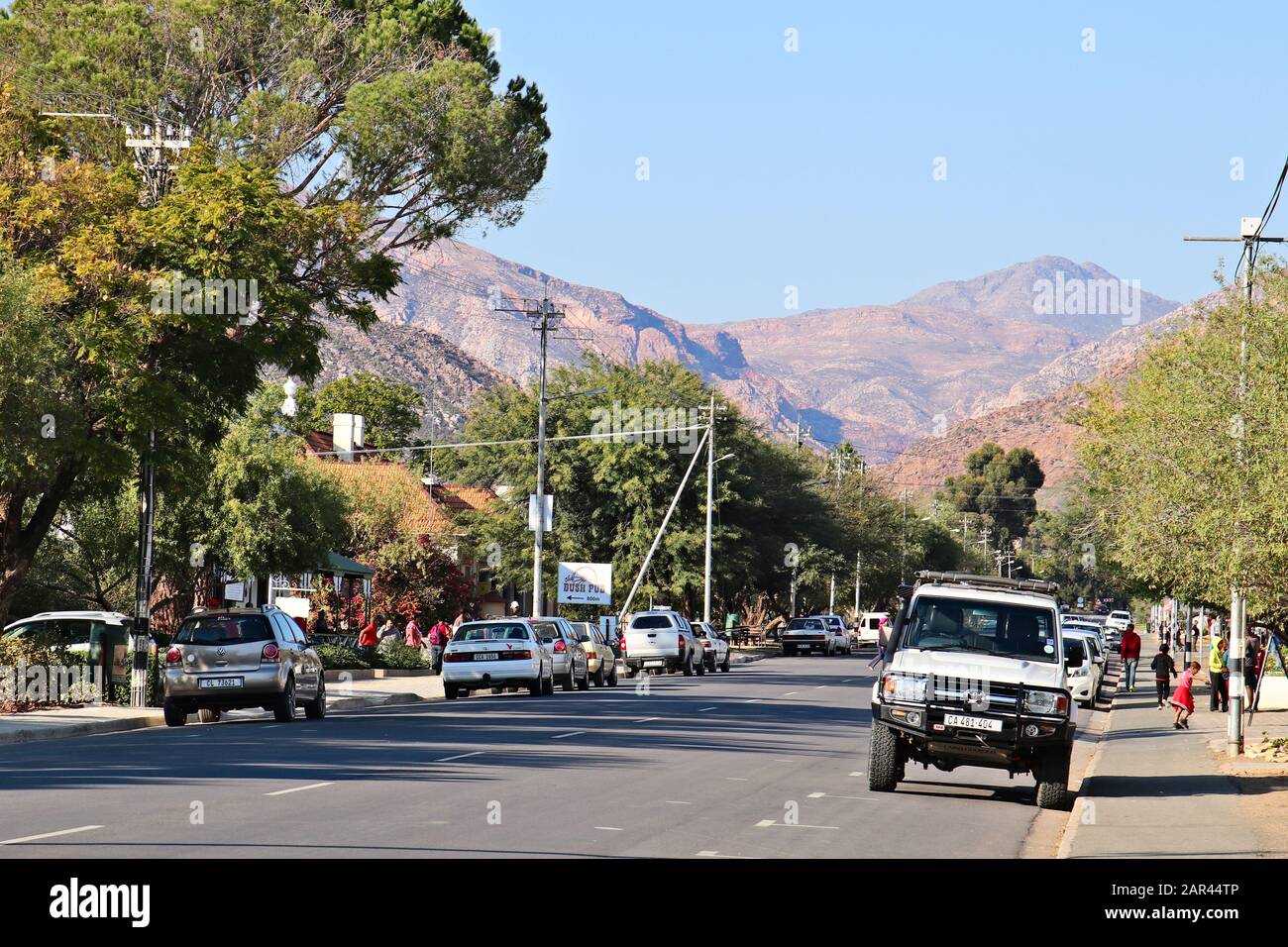 PRINCE ALBERT, SOUTH AFRICA - Jun 02, 2019: A landscape image of Church ...