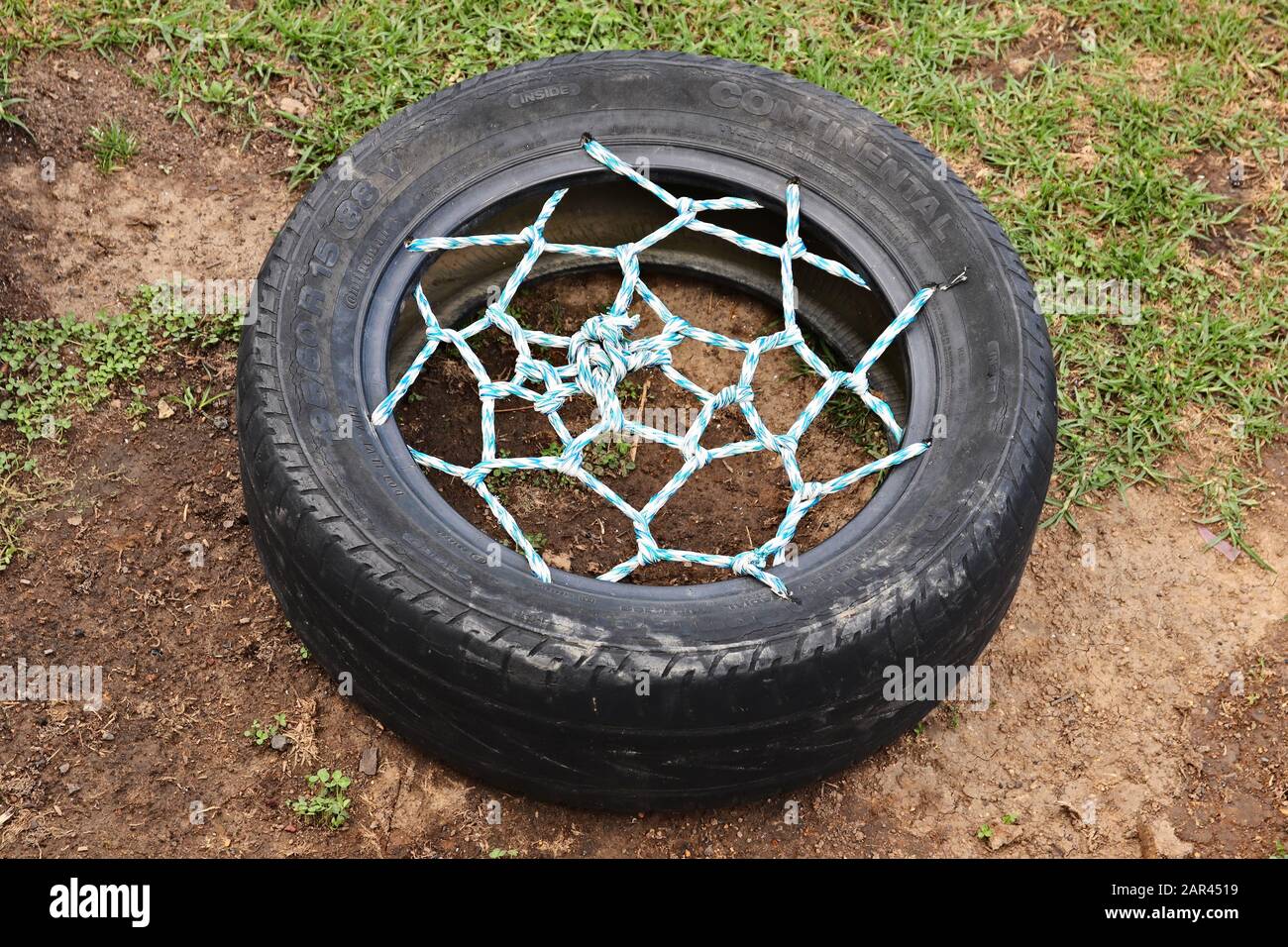 Recycled tyre chair hi-res stock photography and images - Alamy