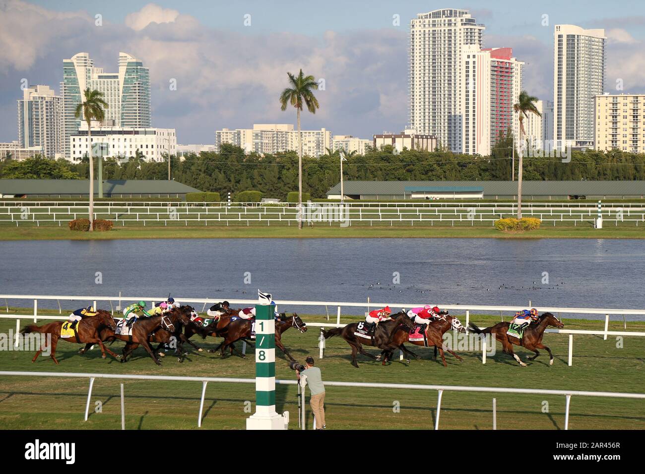 HALLANDALE BEACH, FL - JANUARY 25: Guests attends the 2020 Pegasus ...