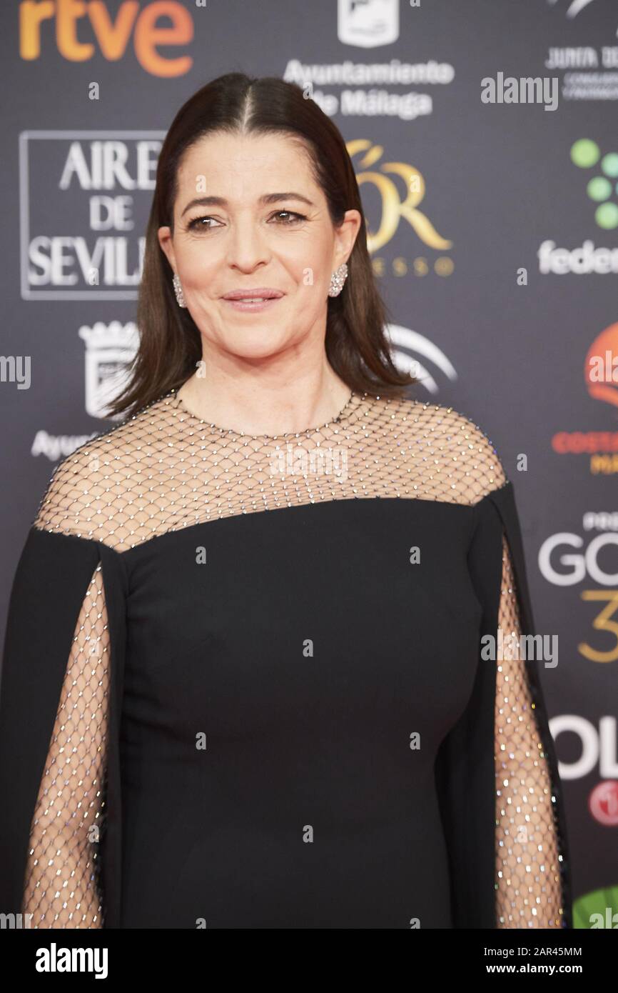 January 25, 2020, Malaga, Andalucia, Spain: Nora Navas attends 34th ...