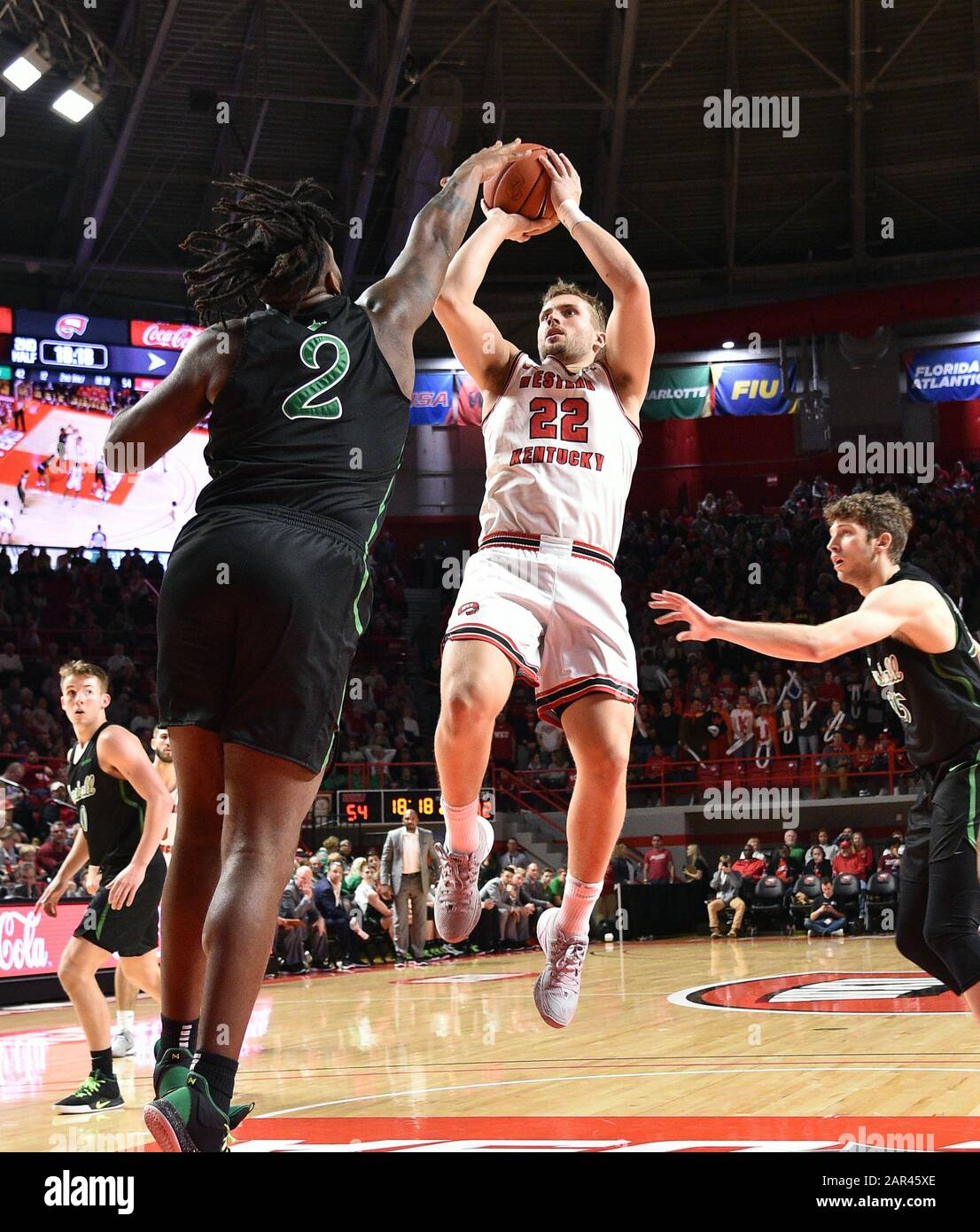 January 25, 2020: Western Kentucky Hilltoppers forward Carson Williams ...