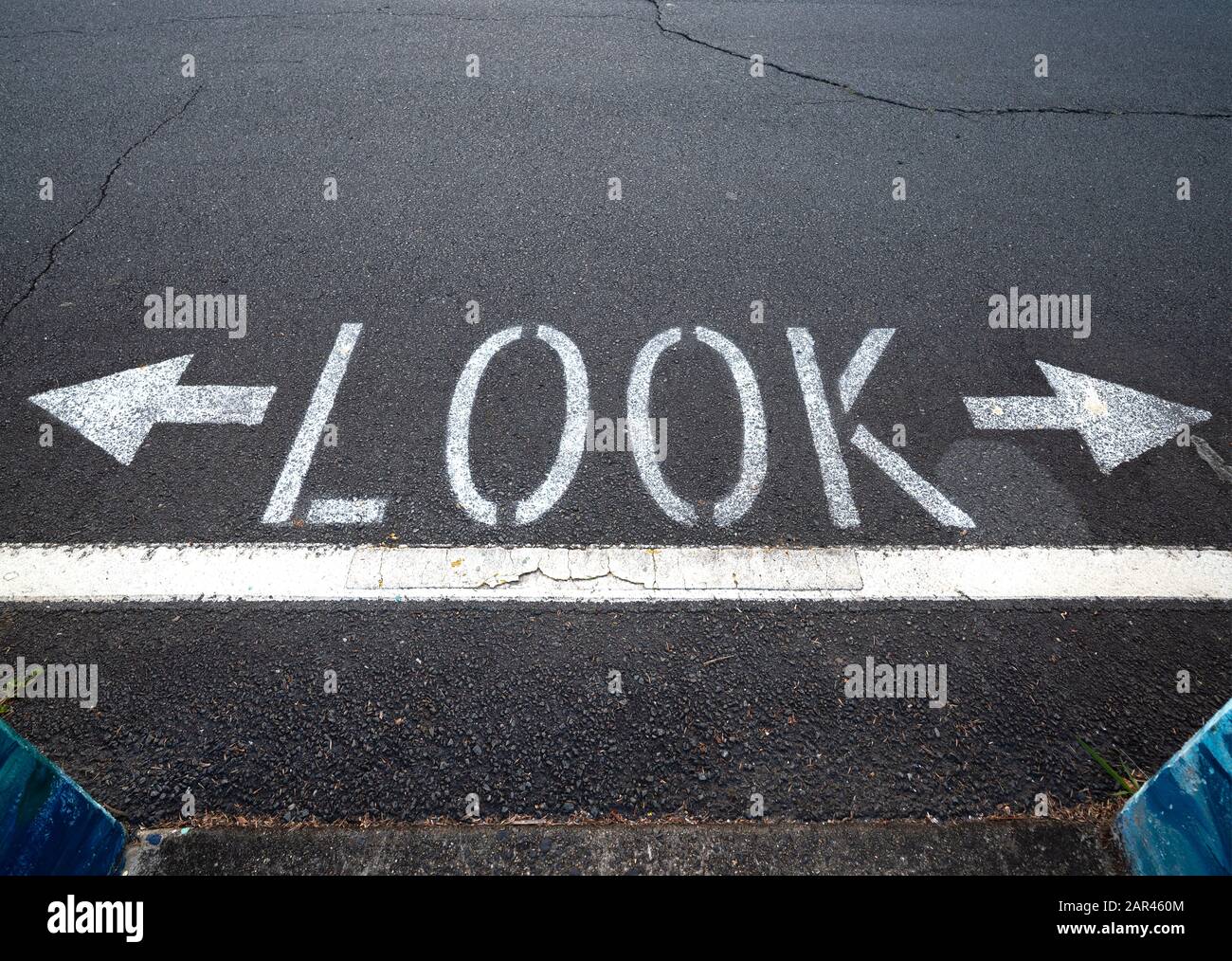 Australian pedestrian road sign hi-res stock photography and images - Alamy