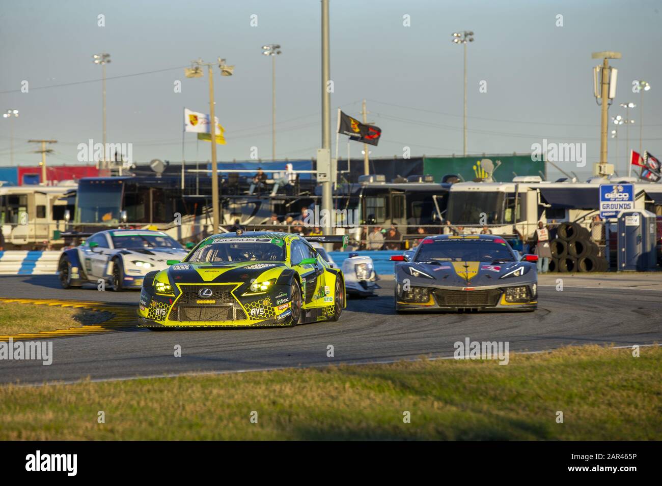 Daytona Beach, Florida, USA. 25th Jan, 2020. The AIM VASSER SULLIVAN ...