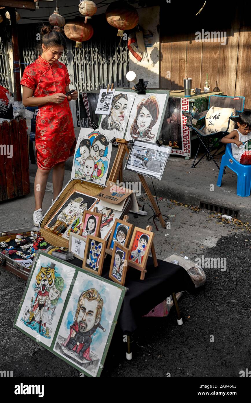 Street Artist Drawing Caricature High Resolution Stock Photography and ...
