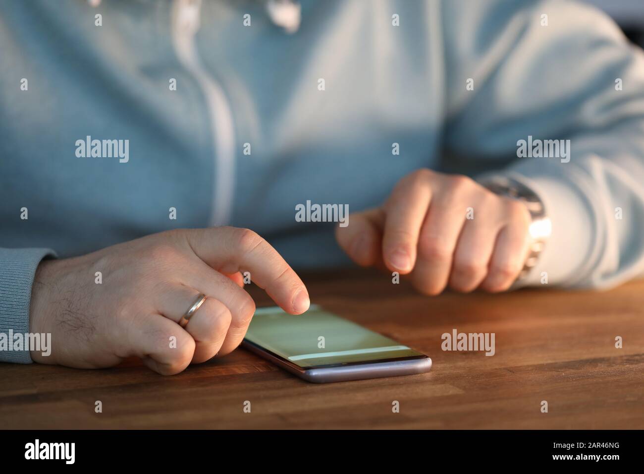 Checking Smartphone Messages High Resolution Stock Photography and ...