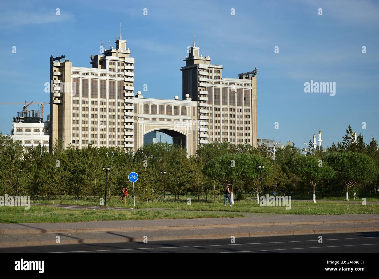 Astana (Nur-Sultan), Kazakhstan – Modern buildings in Astana (Nur ...
