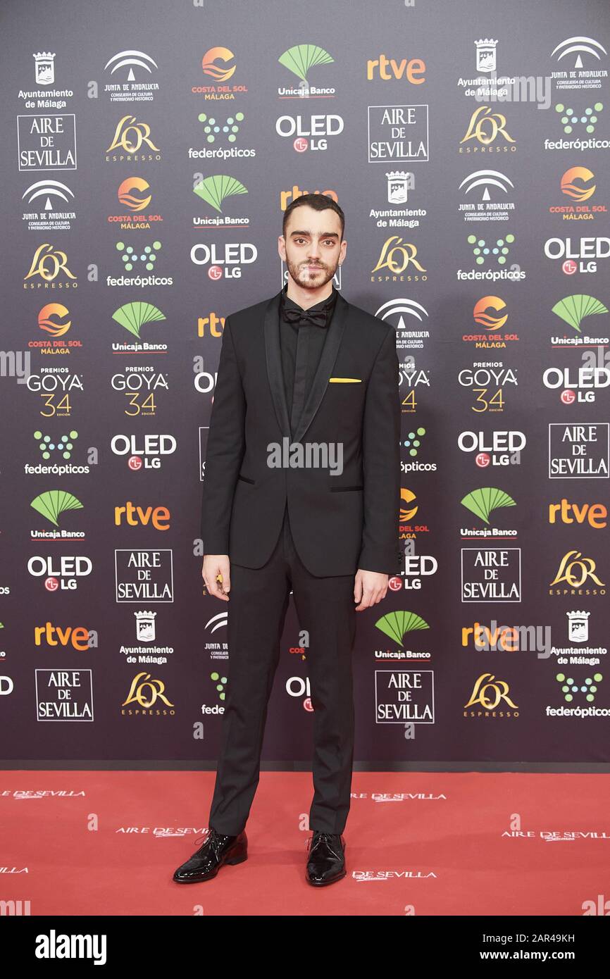 January 25, 2020, Malaga, Andalucia, Spain: Nacho Sanchez attends 34th ...