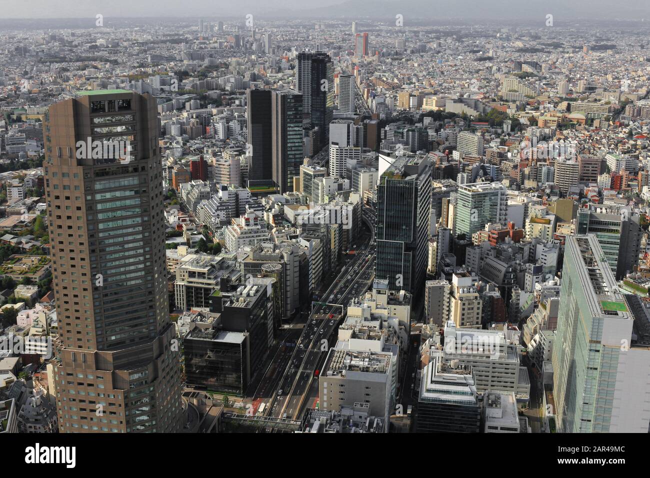 Aerial view of Tokyo cityscape Stock Photo - Alamy