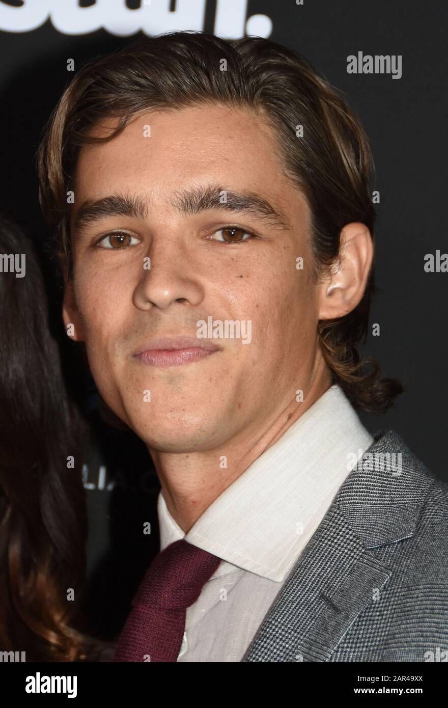 Beverly Hills, California, USA 25th January 2020 Actor Brenton Thwaites ...