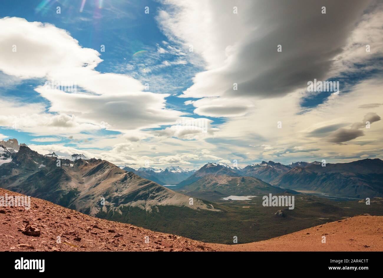 Patagonia landscapes in Southern Argentina. Beautiful natural landscapes Stock Photo - Alamy