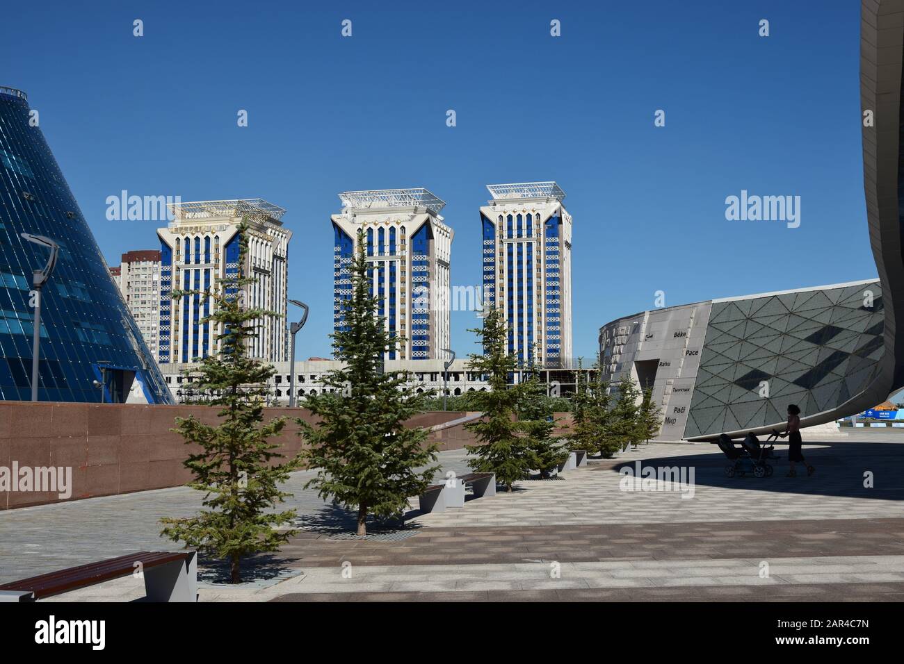 Astana (Nur-Sultan), Kazakhstan – Modern buildings in Astana (Nur ...