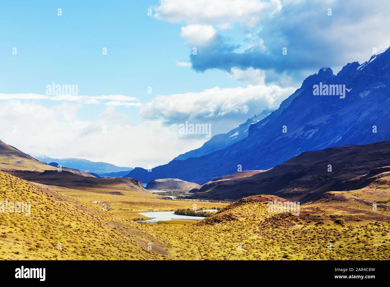 Patagonia landscapes in Southern Argentina. Beautiful natural landscapes Stock Photo - Alamy