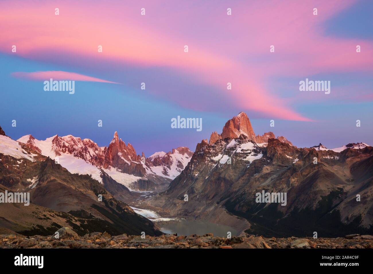 Patagonia landscapes in Southern Argentina. Beautiful natural landscapes Stock Photo - Alamy